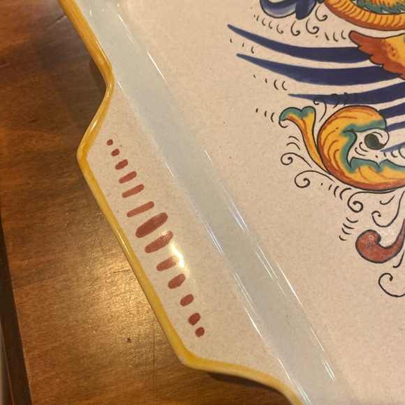Deruta | Dining | Deruta Platter Tray Raffaellesko Scallop 5 34 X 8 78 ...